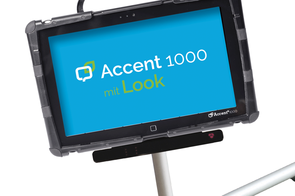 Accent 1000 mit Augensteuerung Look™ - Prentke Romich Deutschland